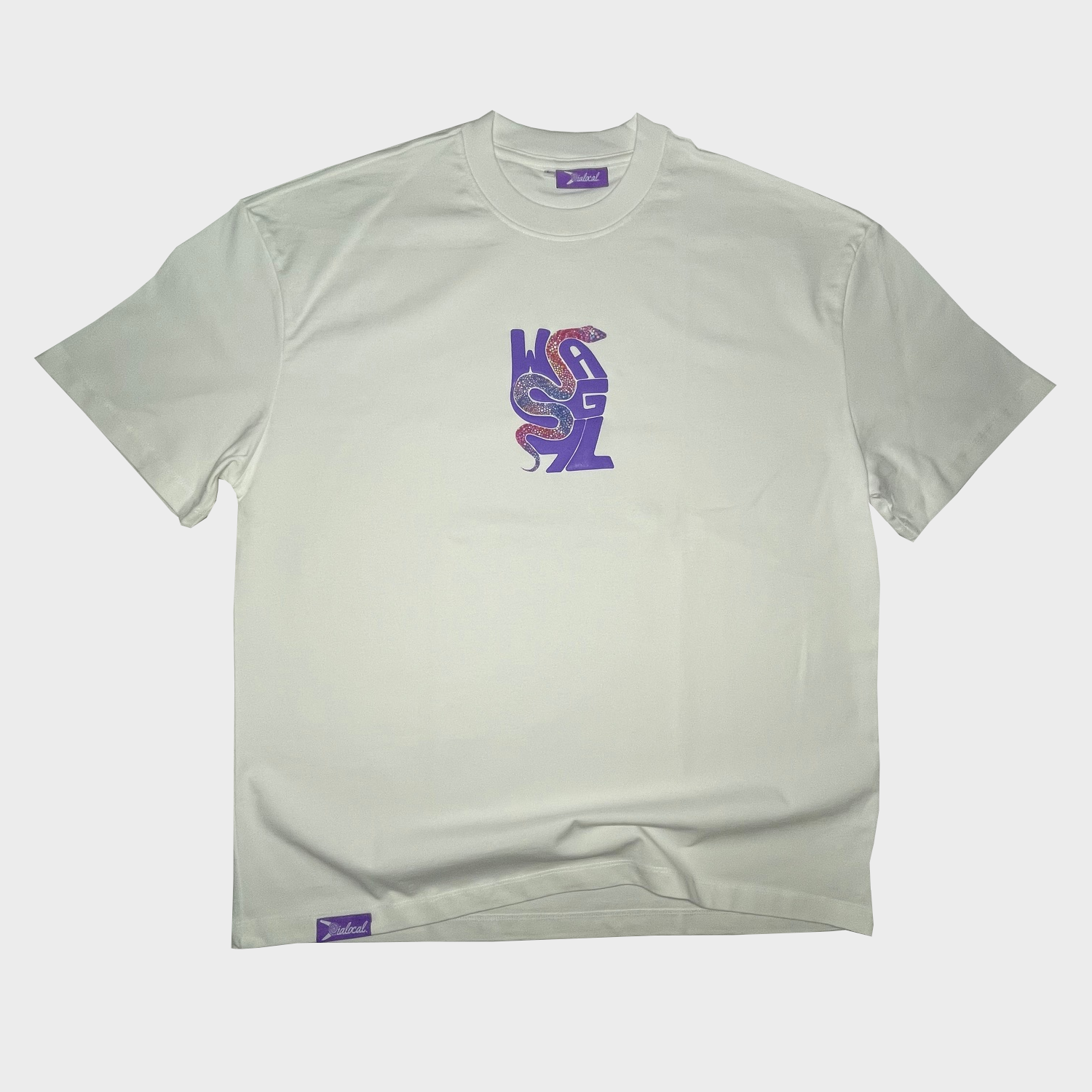 Wagyl White Graphic Tee – Dialocal